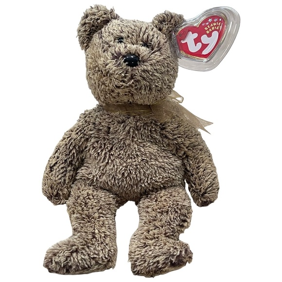 Ty | Toys | Vintage Ty Beanie Baby Harry Tan Brown Bear Dec 20 Plush ...